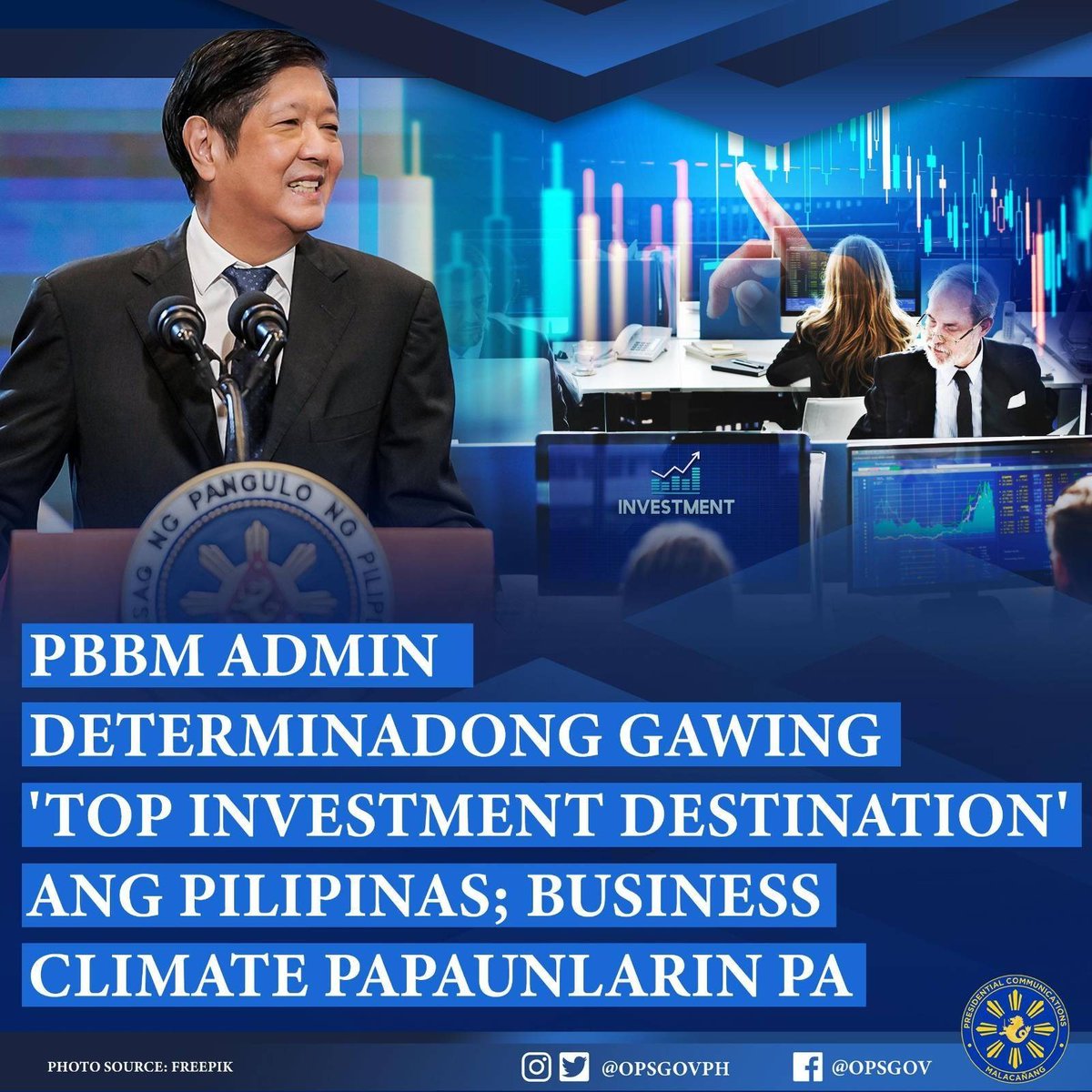 Office of the Press Secretary on Twitter: "Desidido ang administrasyon ni Pangulong Ferdinand R ...