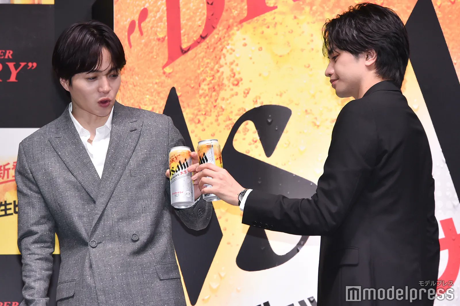 モデルプレス on Twitter: "【写真追加🍻 】 Sexy Zone中島健人＆菊池風磨“ふまけん”会見💙💜 「大きれば大きいほど嬉しいものは？」に2人の回答は…？まさかのトーク展開で ...