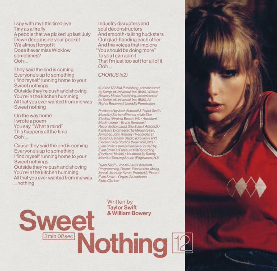 Sweet Nothing Album Cover