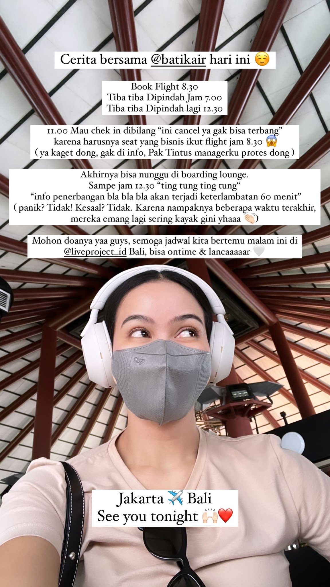 Yura Yunita on Twitter: "Kisah perjalananku hari ini. Semoga lancar & kita bisa bertemu 19.45 ...