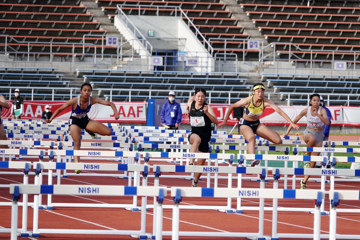 日本陸上競技連盟 on Twitter: "【#U18U16陸上大会 1日目】 U18女子 100mハードル（0.762m） 結果 +0.9 1位🥇#林美希（高2）中京大中京 13秒32 ...