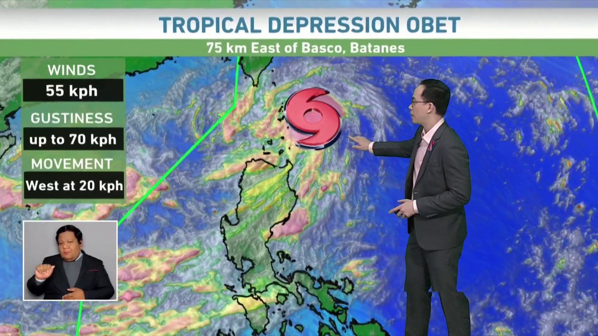 ABS-CBN News on Twitter: "RT @TVPatrol: Bahagyang lumakas si bagyong #ObetPH. Samantala, isang ...