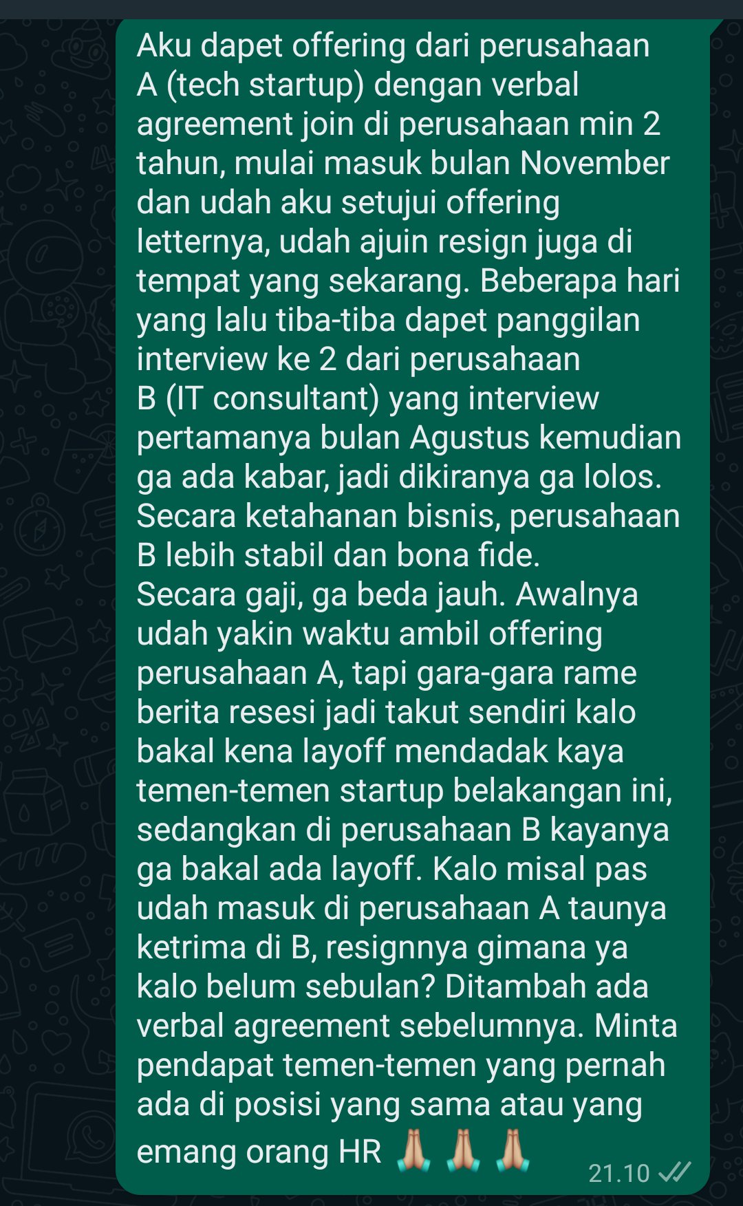 BACA RULES DI (bit.ly/worksfess) on Twitter: "Work! Boleh minta pendapatnya teman teman? Terima ...