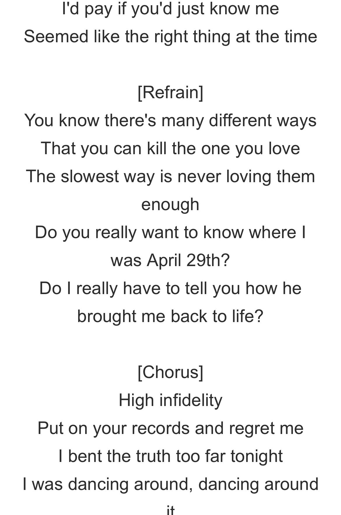 Taylor Swift Tell Me Why Lyrics