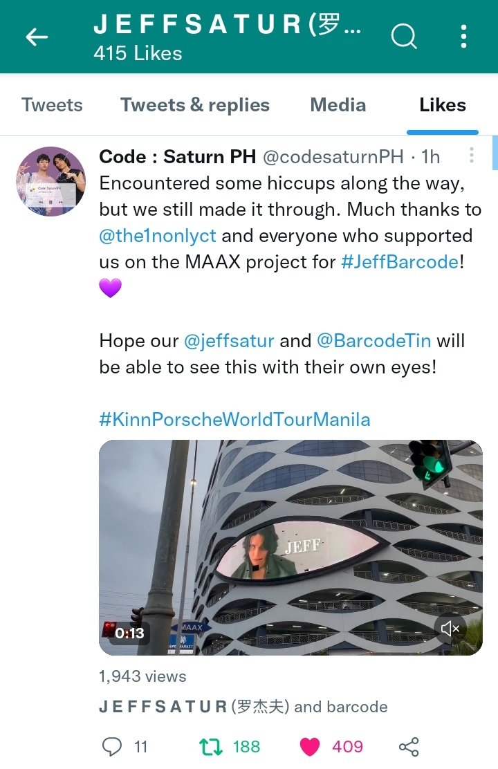 🌬️ fia on Twitter: "jeff liked the ad project tweet omg congrats cosaaaaa @codesaturnPH 😭💜 hope ...