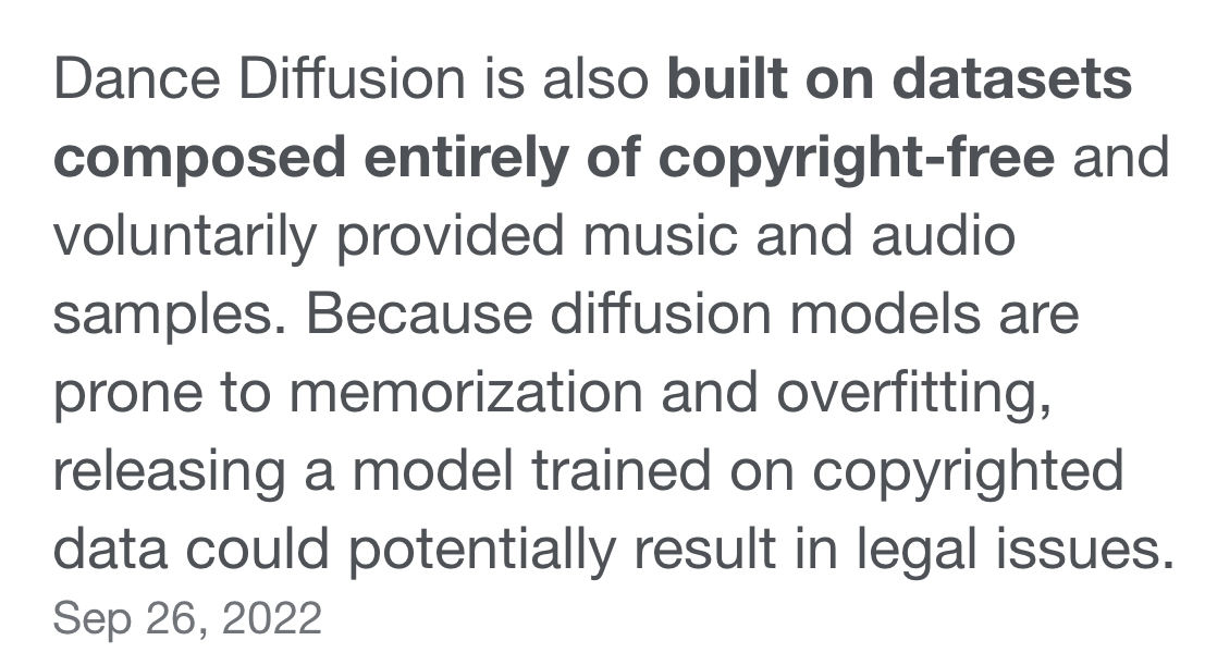 RJ Palmer on Twitter: "Dance Diffusion, a music version of Stable Diffusion made by the same ...