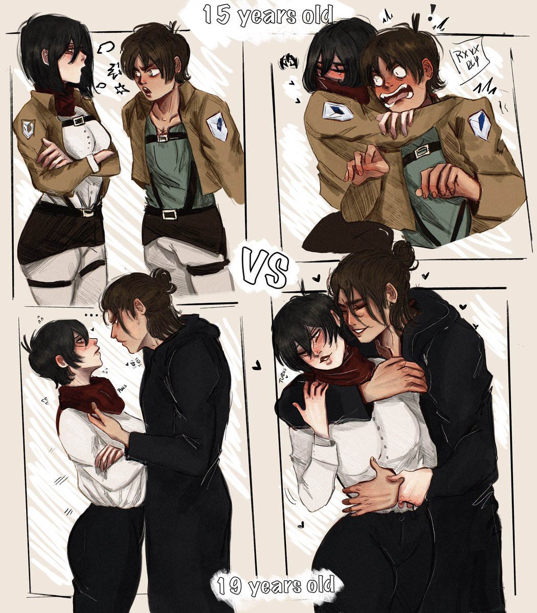 Giuli On Twitter How The Tables Turn 🫶🏻 エレミカ Eremika Aot