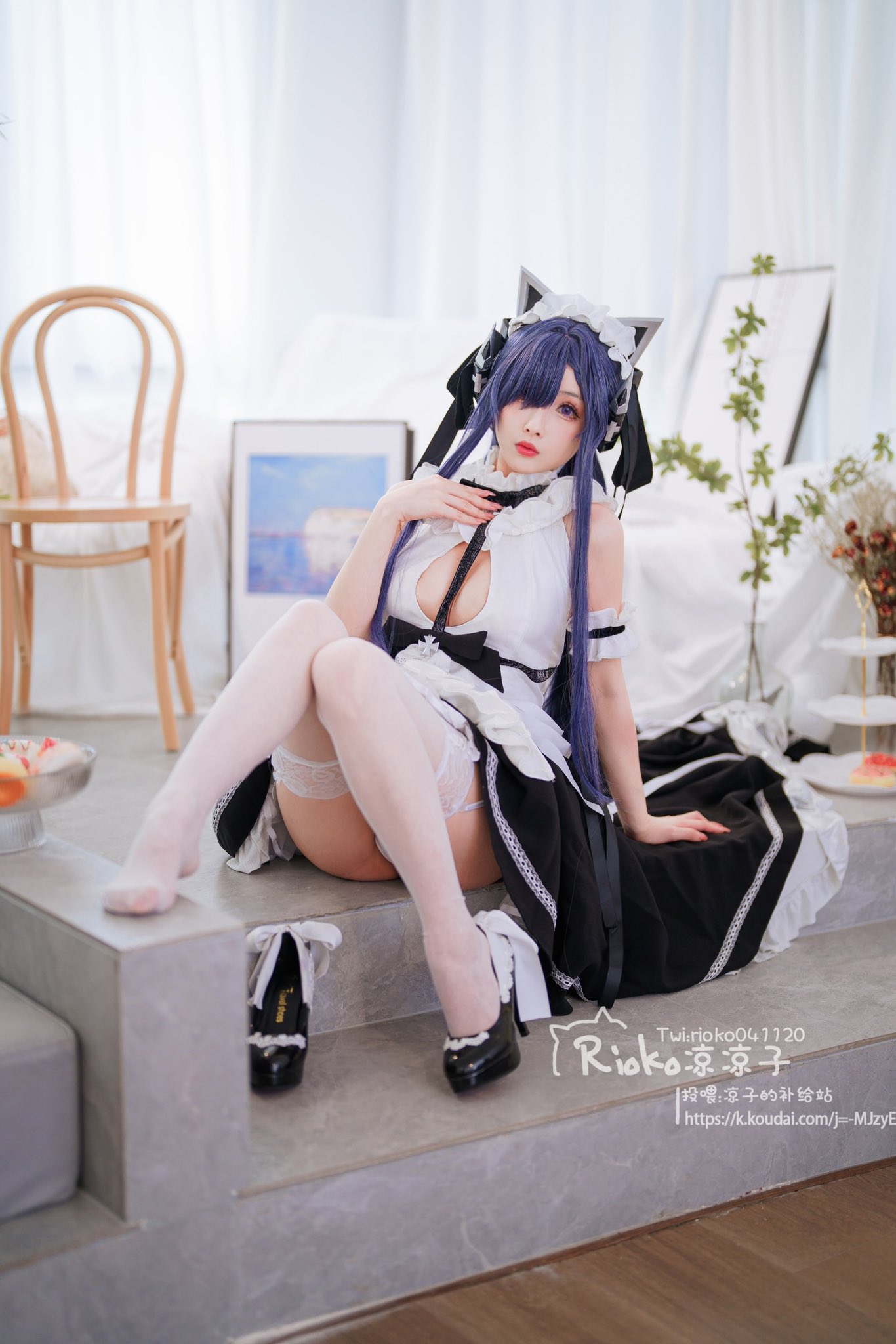 rioko凉凉子 on Twitter: "「不需要劳烦你帮忙， 现在你才是主人，我只是“侍奉你的存在”。 你就好好享受一番这短暂的美梦吧。」 是铁血猫猫女仆♡ https://t.co ...