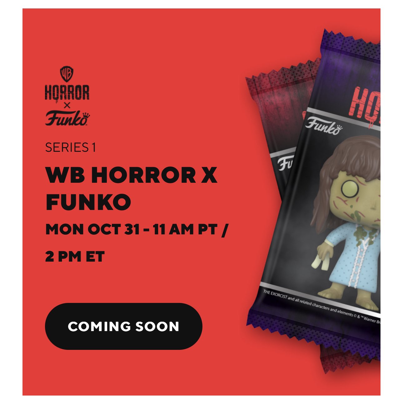 DisTrackers on Twitter: "WB Horror x Funko NFT packs drop on Halloween! . #Funko #FunkoPop # ...