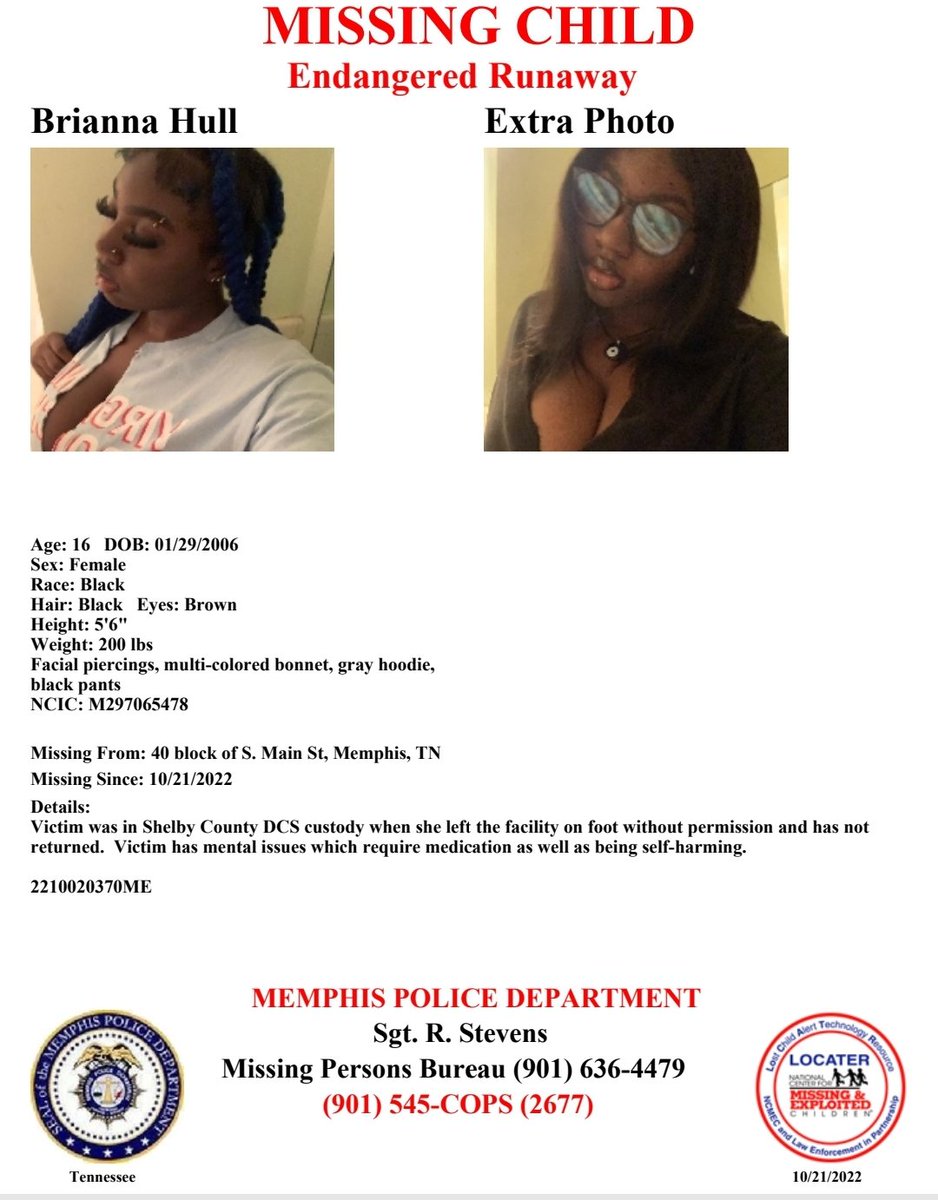 Memphis Police Dept On Twitter City Watch Have You Seen This