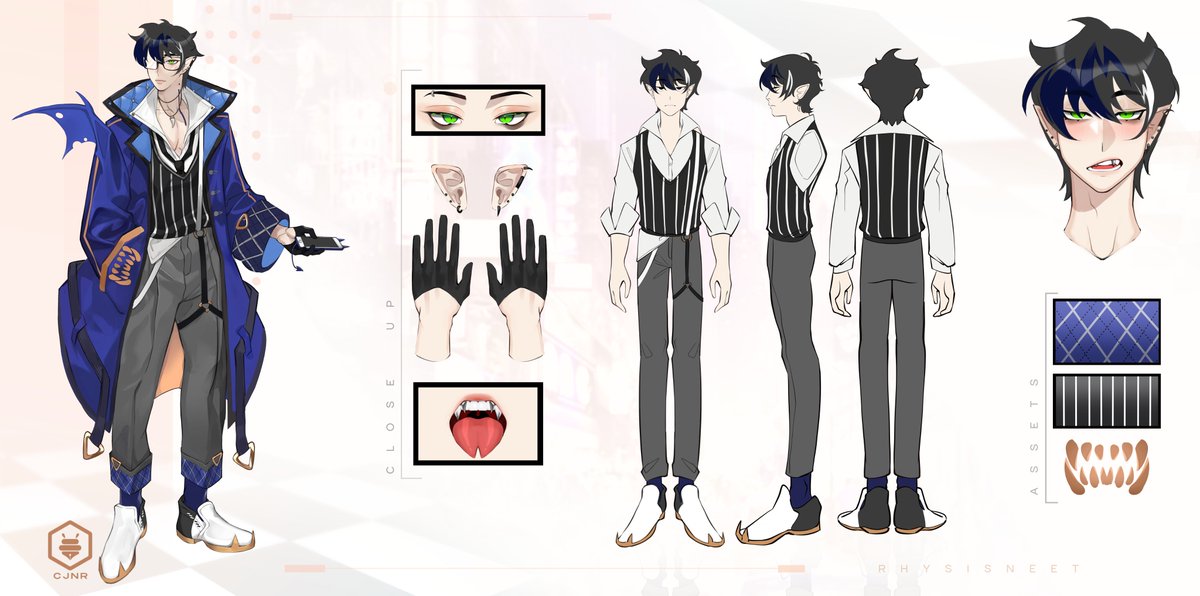 「Sleepy Vampire Business Man! 」|Ceejinaryのイラスト