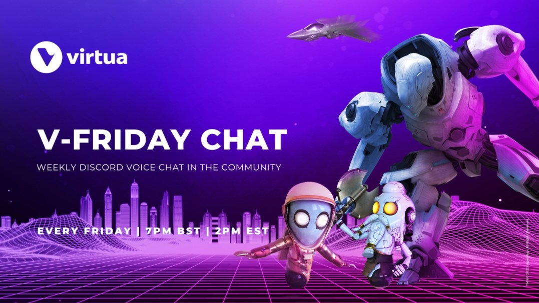 Virtua $TVK | Welcome to the Metaverse on Twitter: "⏰V-Friday Chat Time⏰ V-Friday Chat is ...