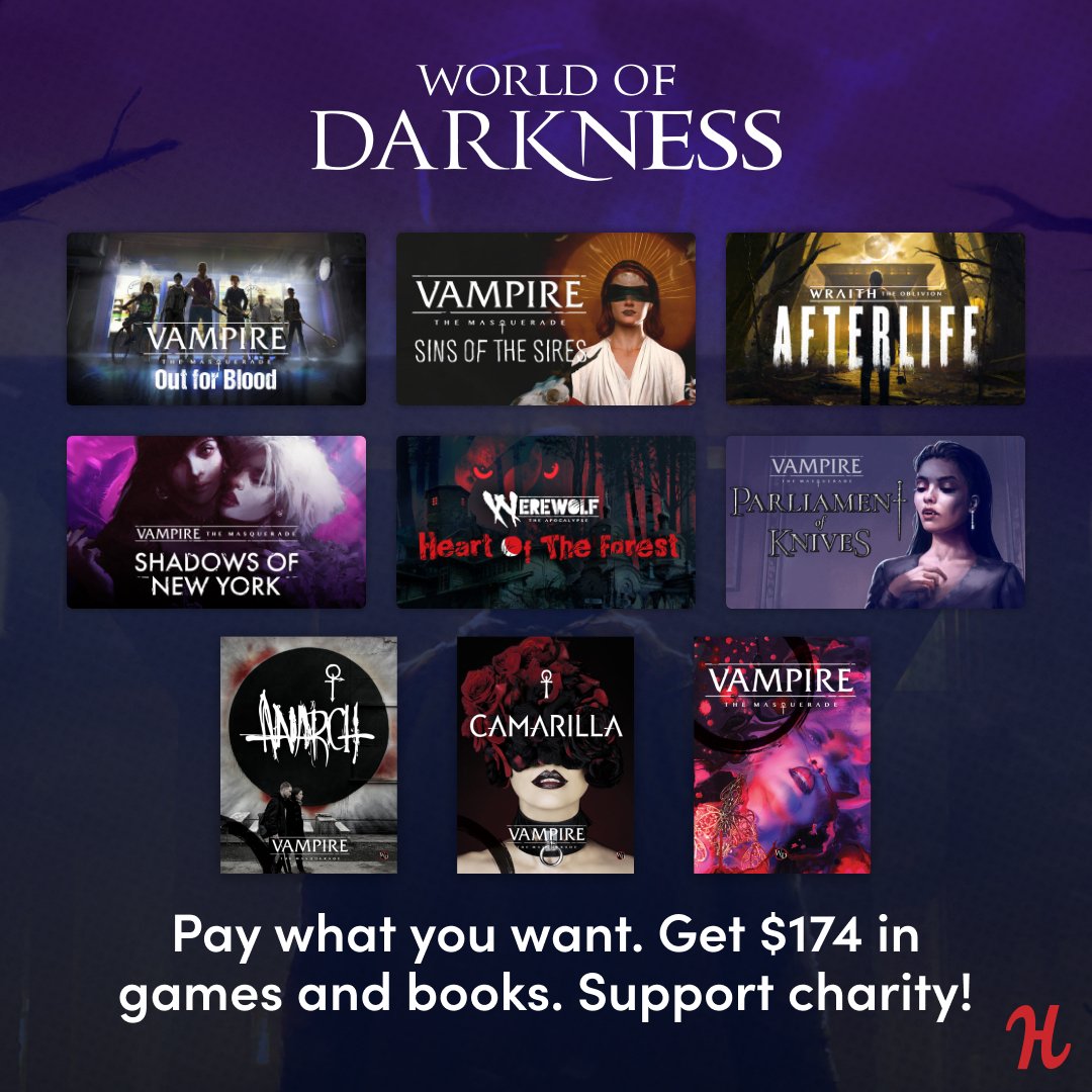 World of Darkness on Twitter: "World of Darkness Collection is now available on Humble Bundle ...