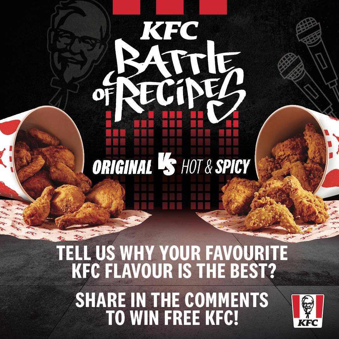 KFC Jamaica on Twitter: "Which KFC flavour is the best ? 🤔🤔🤔 Original Recipe, Hot &Spicy, or BBQ ...