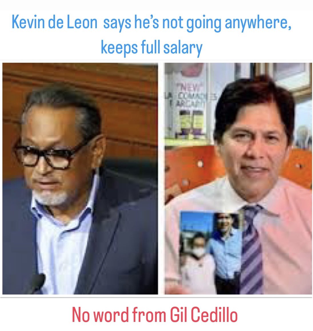John and Ken on Twitter: "Kevin de Leon insists he’s NOT resigning, says he wants to be a part ...