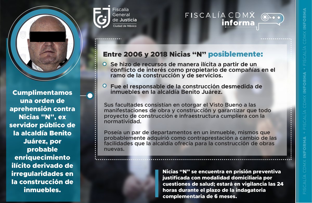 Fiscalía Cdmx On Twitter Cumplimentamos Una Orden De Aprehensión Y