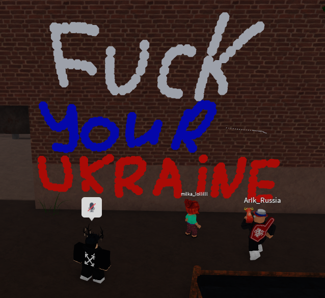 VuxVux on Twitter: "found a russian player doing this in roblox"