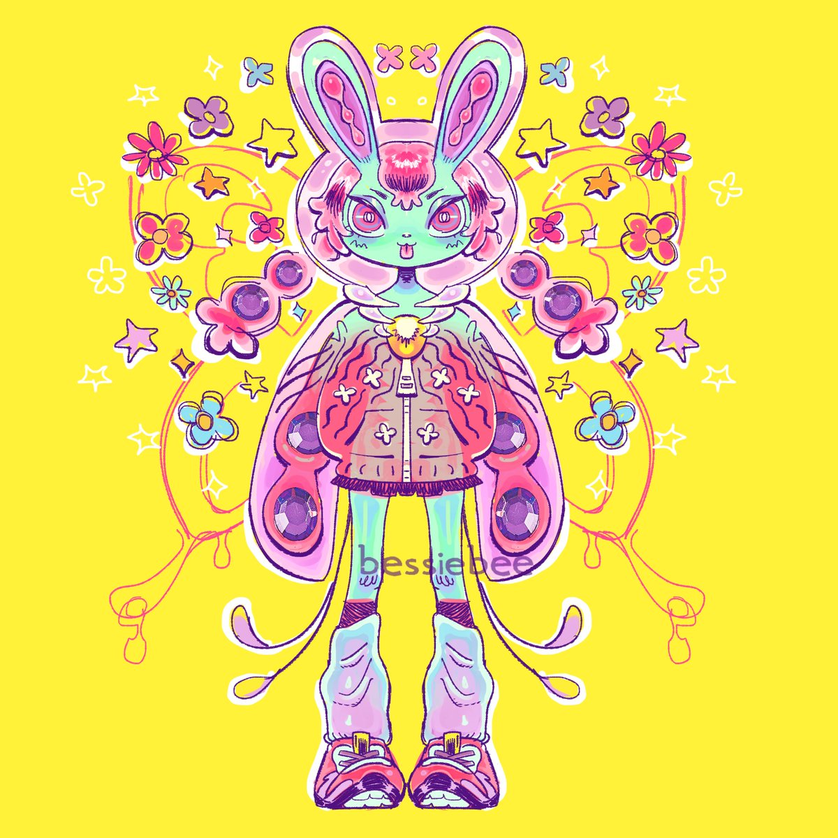 「bleeehh 」|bessiebee (Commissions Open)のイラスト