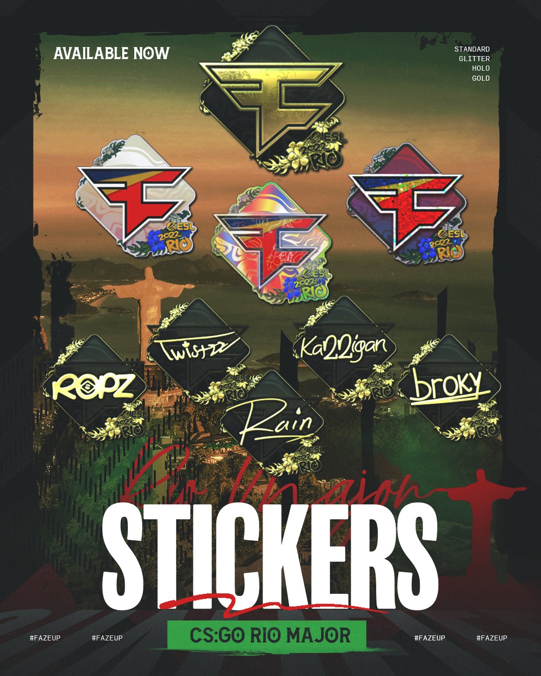 Faze Members Logos
