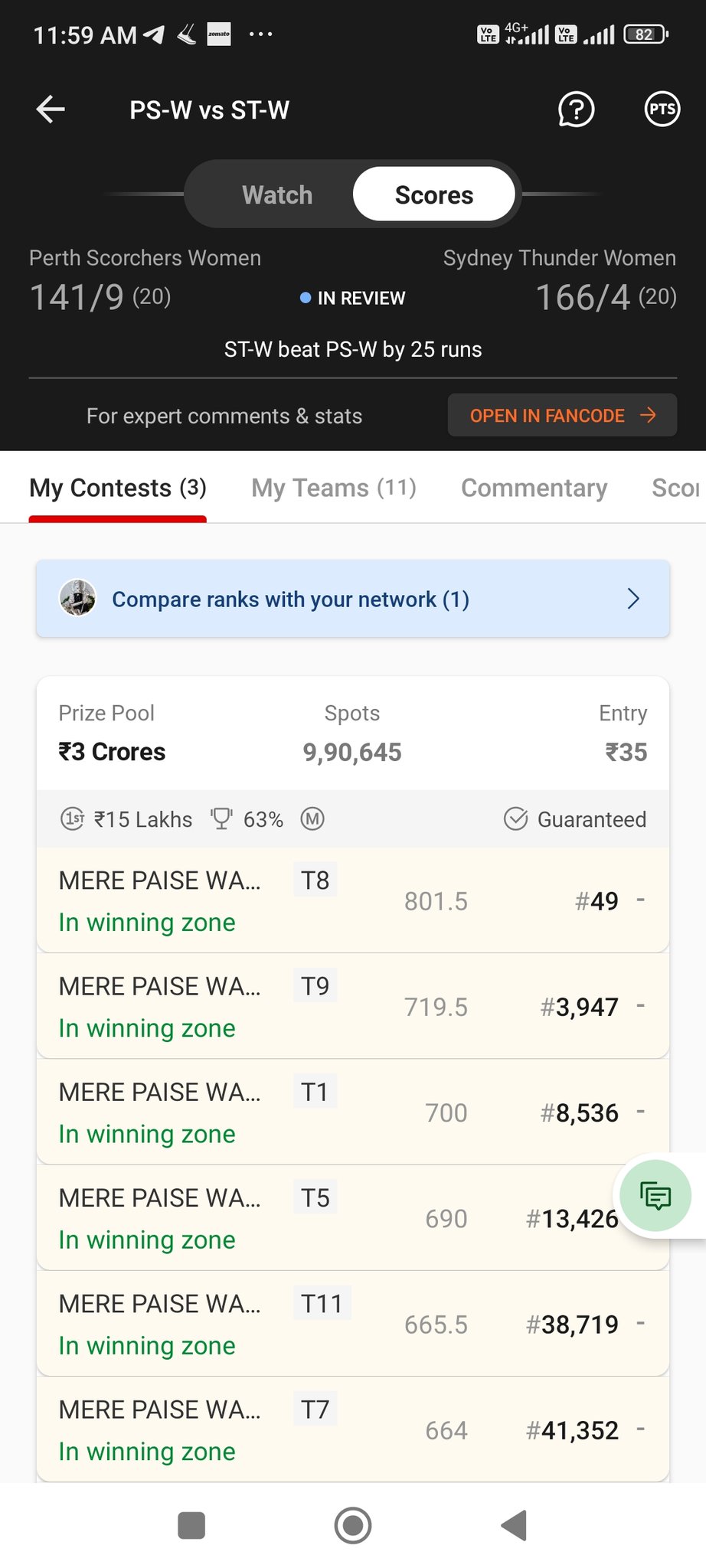 Grand league guru on Twitter: "Usually I join a mini gl along with mega with same num of teams ...