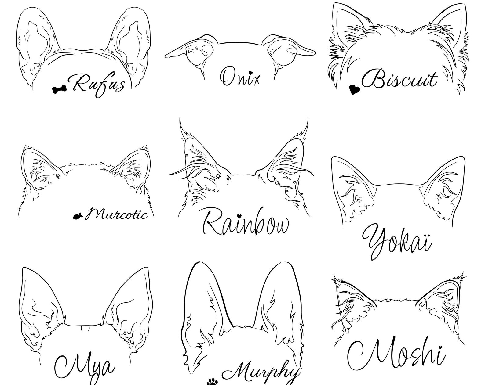 Cat Ears Drawing