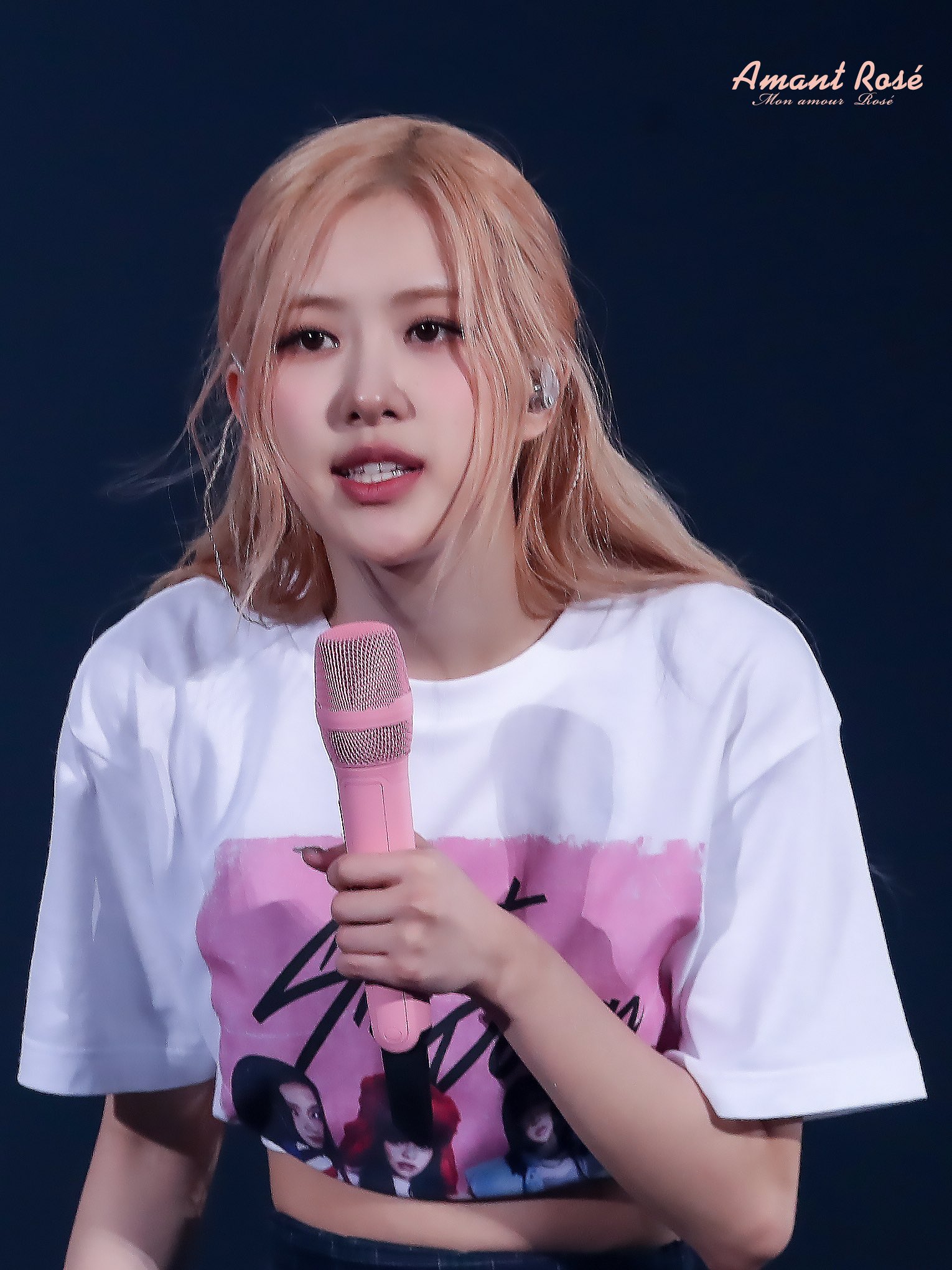 Amant Rosé on Twitter: "221015 BORN PINK SEOUL CONCERT 🖤💗 HQ #블랙핑크 #로제 #ROSÉ #BLACKPINK # ...