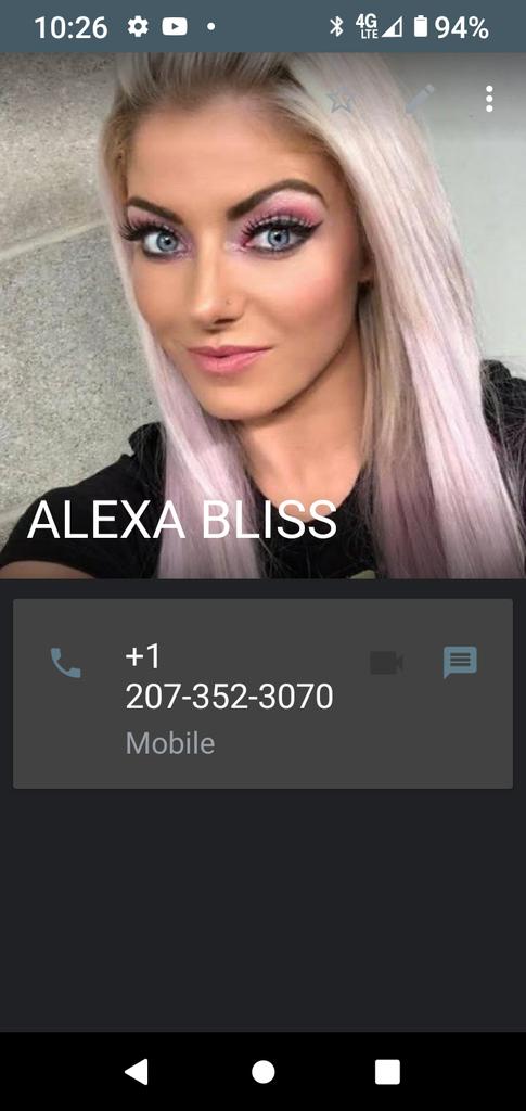 DAVID LEIJA on Twitter: "DM ALEXA BLISS ON A TEXT OR WHAT'S APP https://t.co/rUjf8Mx50O" / Twitter
