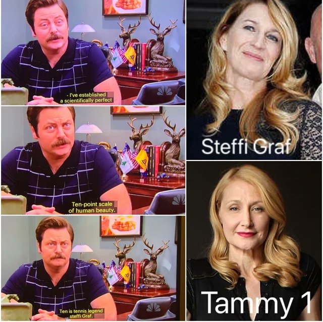 Steffi Graf Ron Swanson