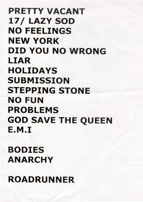 Sex Pistols Official On Twitter This Day In Sex Pistols History October 25th 2007 The Sex