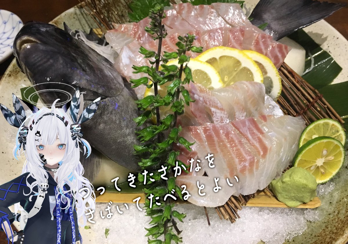 Nkzm🐈🦈 On Twitter つってきたさかなをさばいてたべるとよいとされている🐟