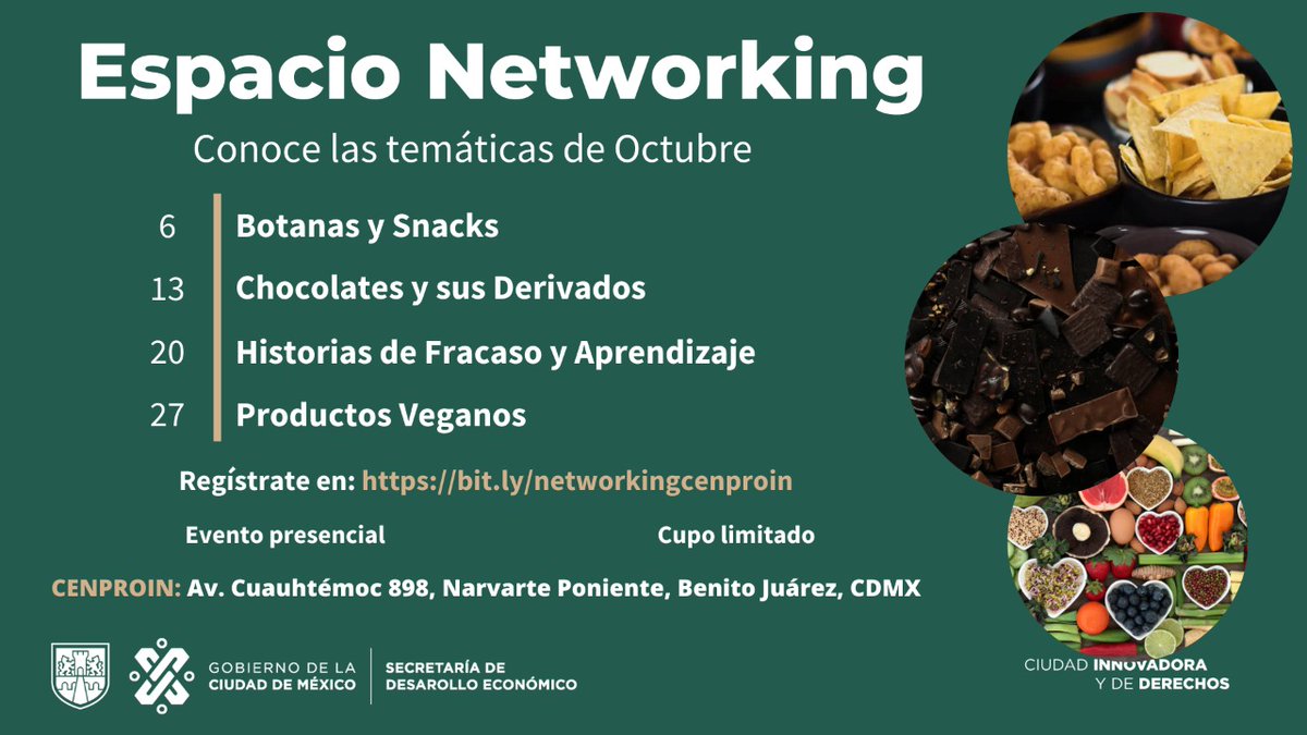 Secretaría de Desarrollo Económico on Twitter: "#SEDECO te invita a participar en los eventos ...