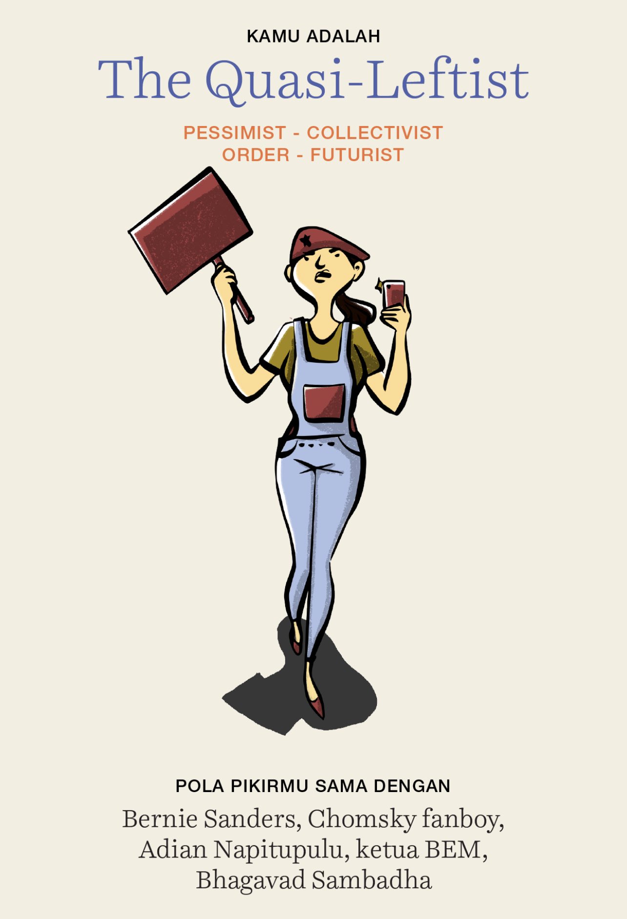 Jiemi Ardian on Twitter: "Masih ketawa liat hasilnya, saya leftist dystopia 😂😂 Emang keliatan ...