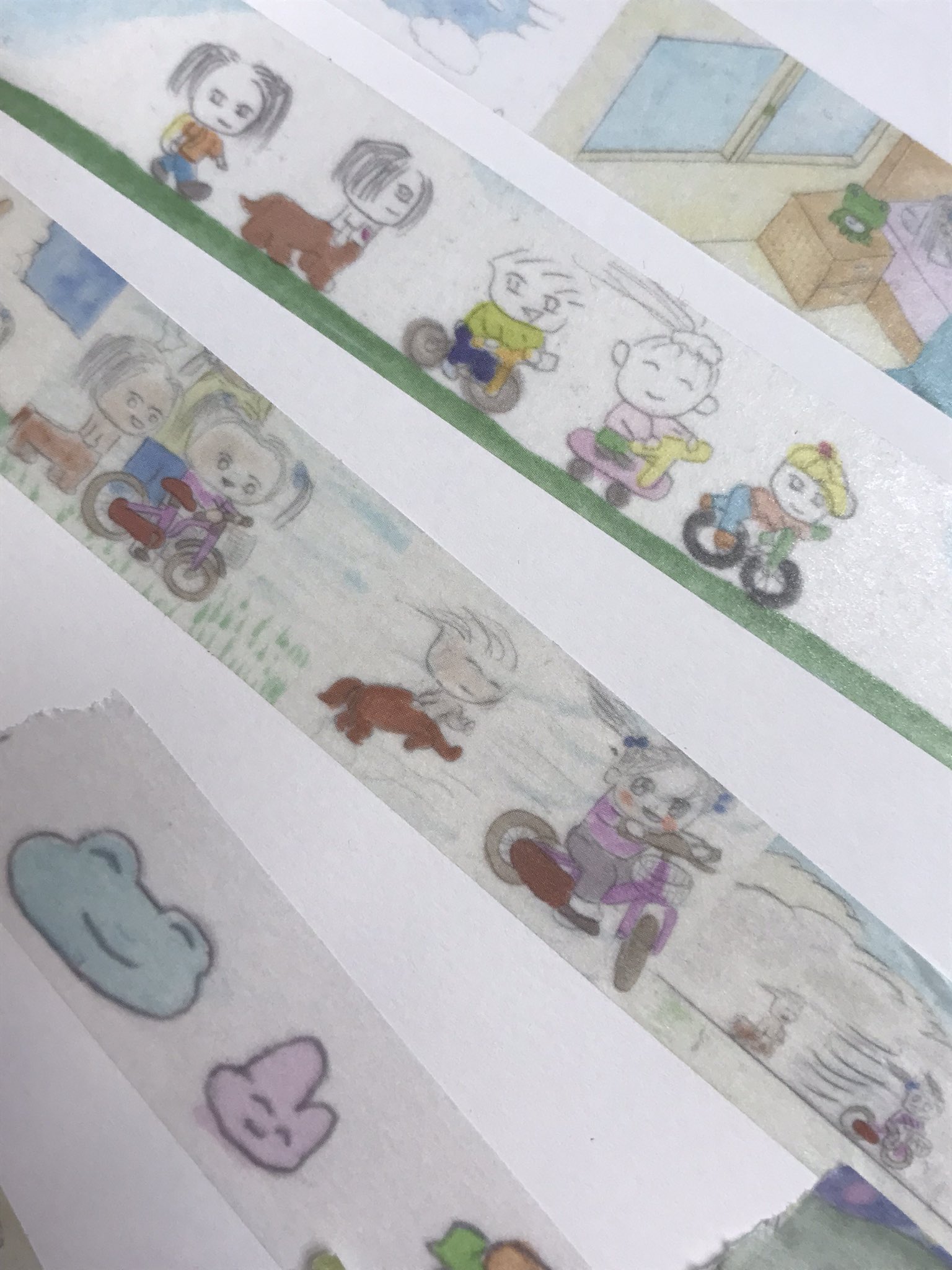 김주0 On Twitter 지금 까지 만든 굿즈 중 가장 재밌게 작업한 마스킹 테이프🦦넘 맘에 들어서 계속 보게 되네