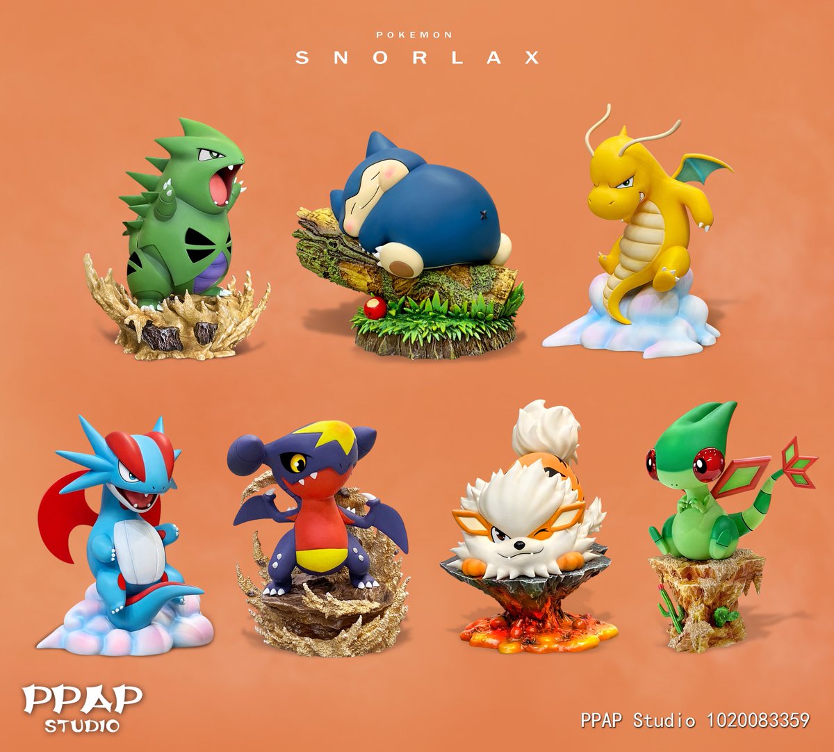 HHamajippa on Twitter: "PPAP Studio mini Snorlax 【出品】：PPAP Studio 【作品】： 宝可梦小肥系列---这次是真的肥的卡比兽 【材质 ...