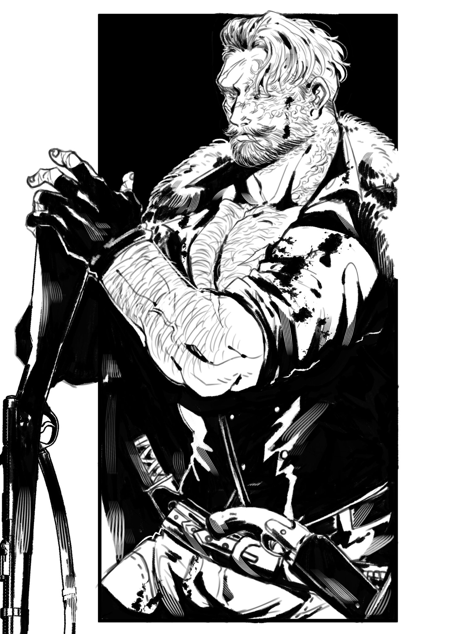 TIGER 🐯 (comm open) on Twitter: "The wild west my oc base from RDR2 online https://t.co ...