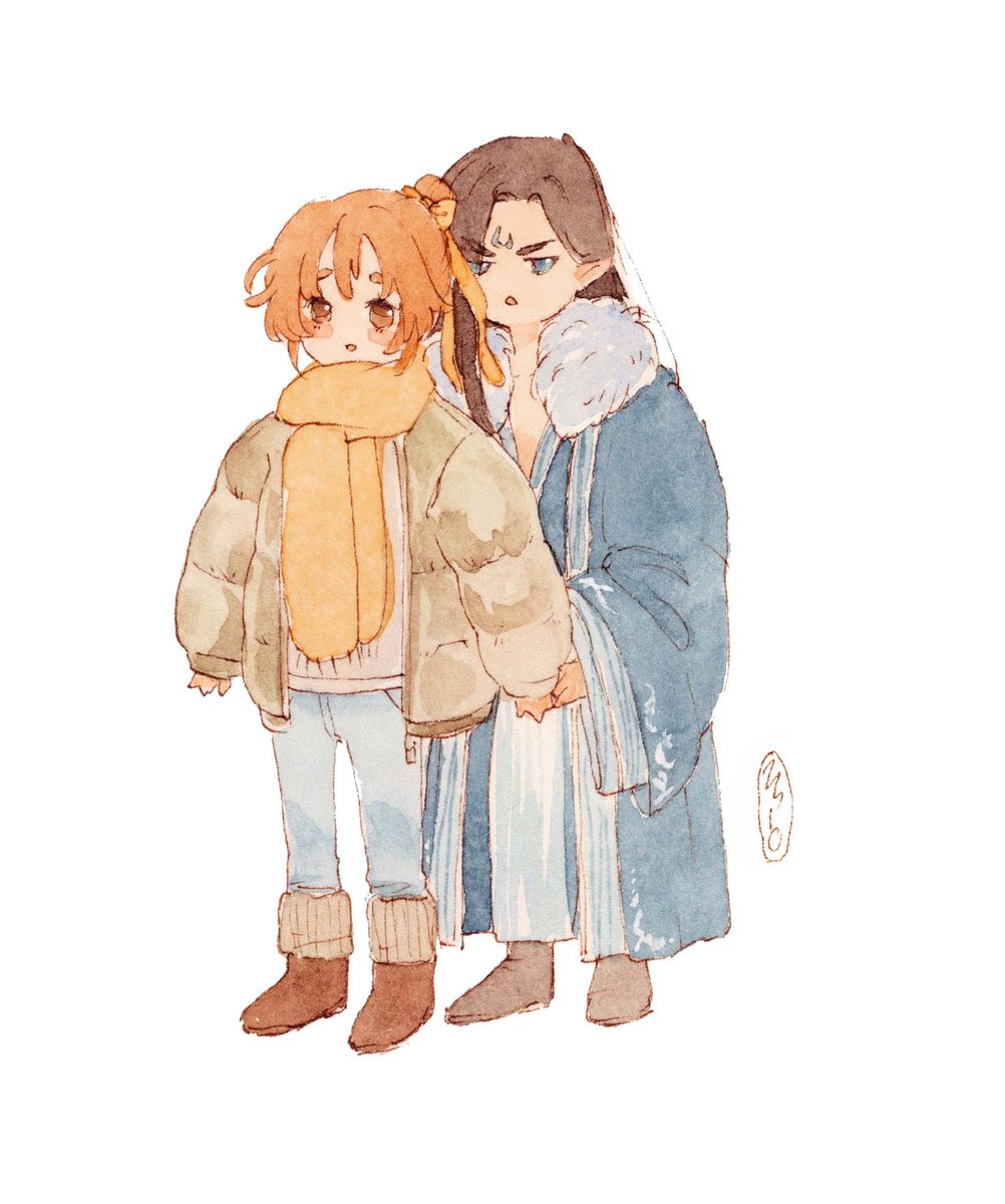 It's cold in the north qinghua!" #mosh」|🌱 Mioのイラスト