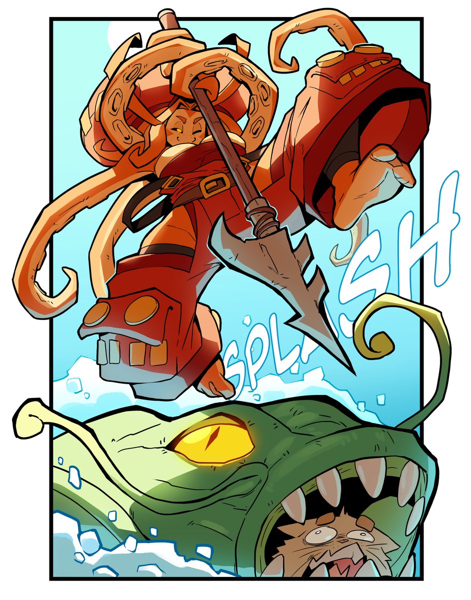 「🐙"Octo"ber Hama 05- SPLASH 」|CeeHaz 👹 COMMISSIONS CLOSEDのイラスト