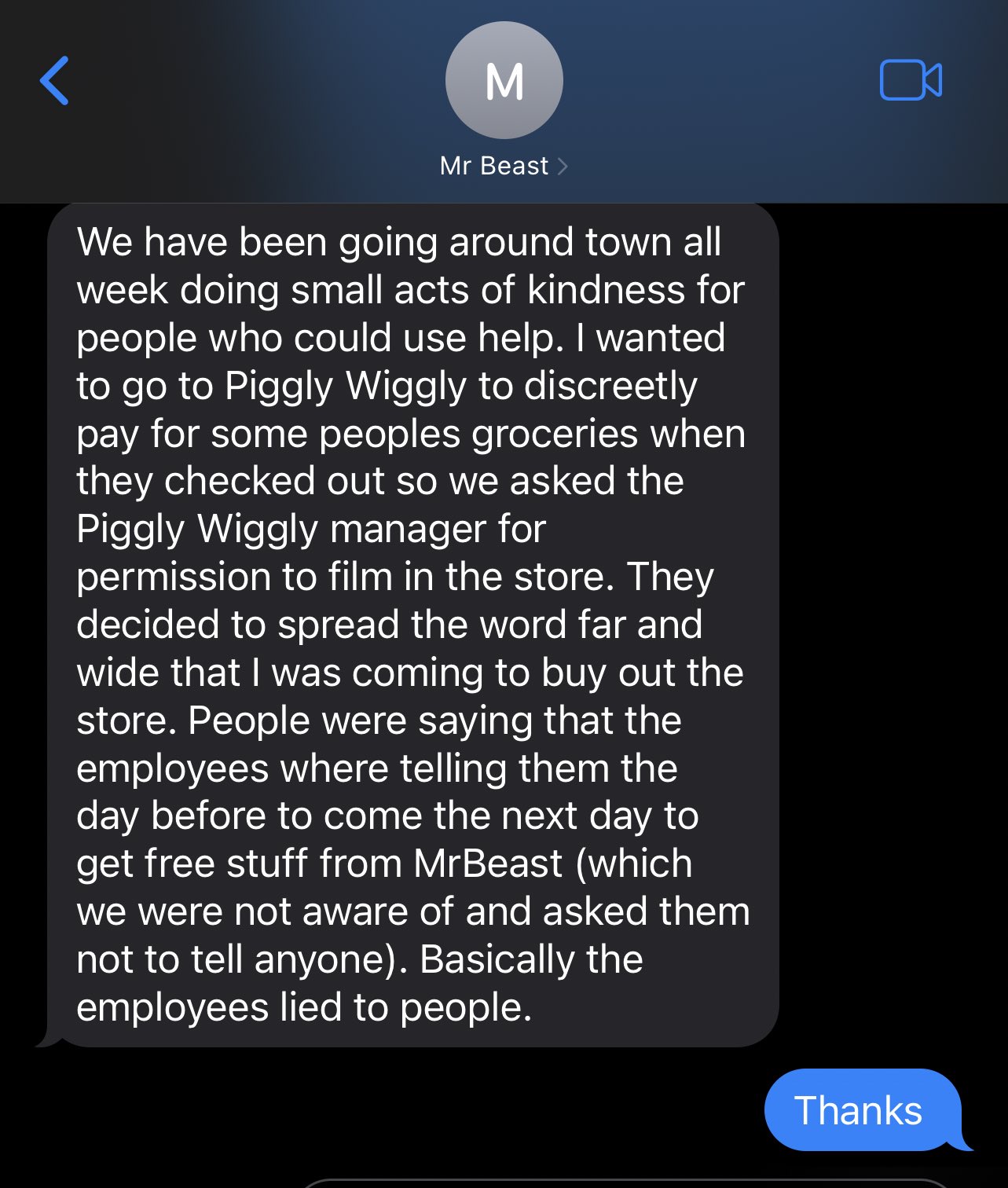 KEEM 🍿 on Twitter: "MrBeast gave #DramaAlert a statement in reference to the mob at the piggly ...