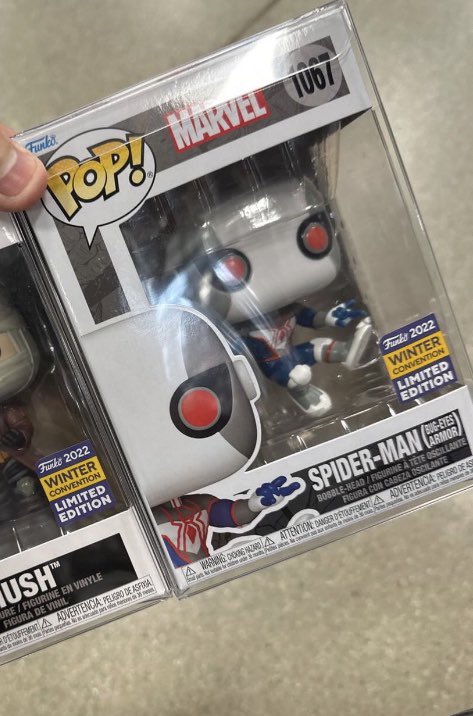 FunkoMarvelnews on Twitter: "First look at Winter Con exclusive Spider-Man! #Spiderman https://t ...