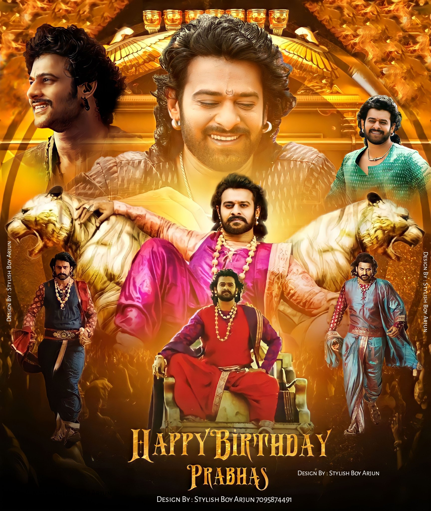 Free Download Here Is The Common Dp For Prabhas Birthday, 59% OFF