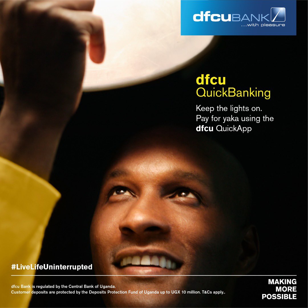 dfcu Bank on Twitter: "Buy yaka units conveniently using the dfcu quick banking app today and ...