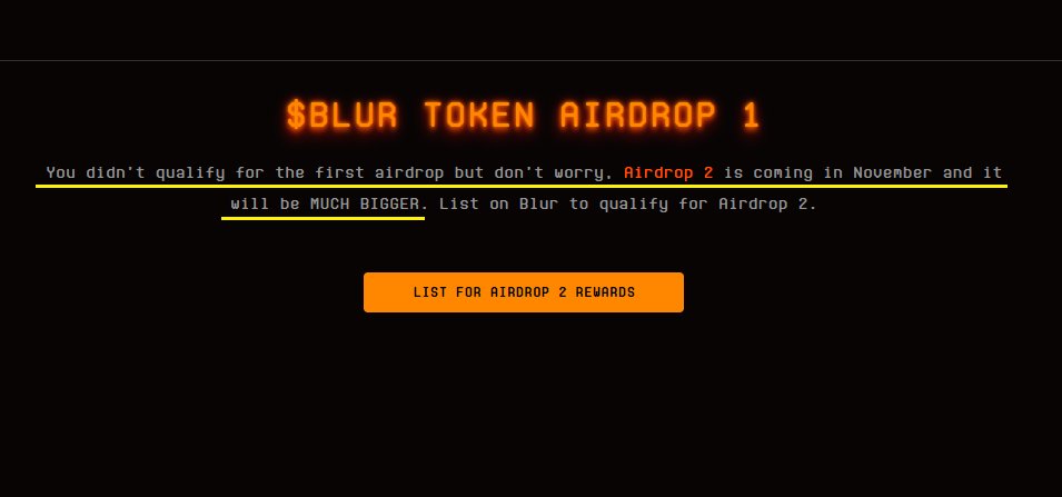 Blur and Atomic Zero confirmed airdrop! 🪂 💪🏻 Let's qualify! I've already shared a detailed ...