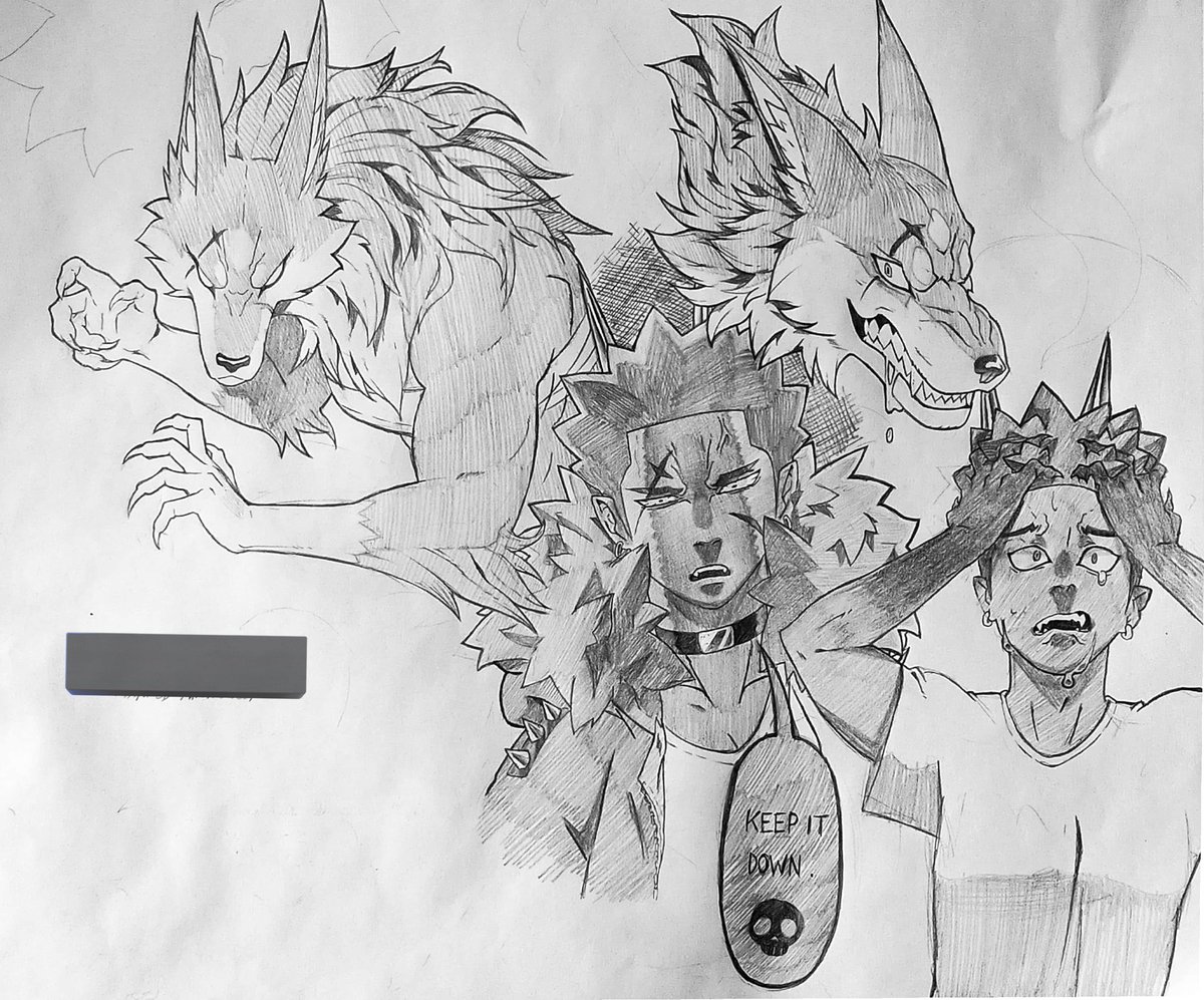 「i need to get another enormous sketchbook, 8x10 just do not 」axel 👹の漫画