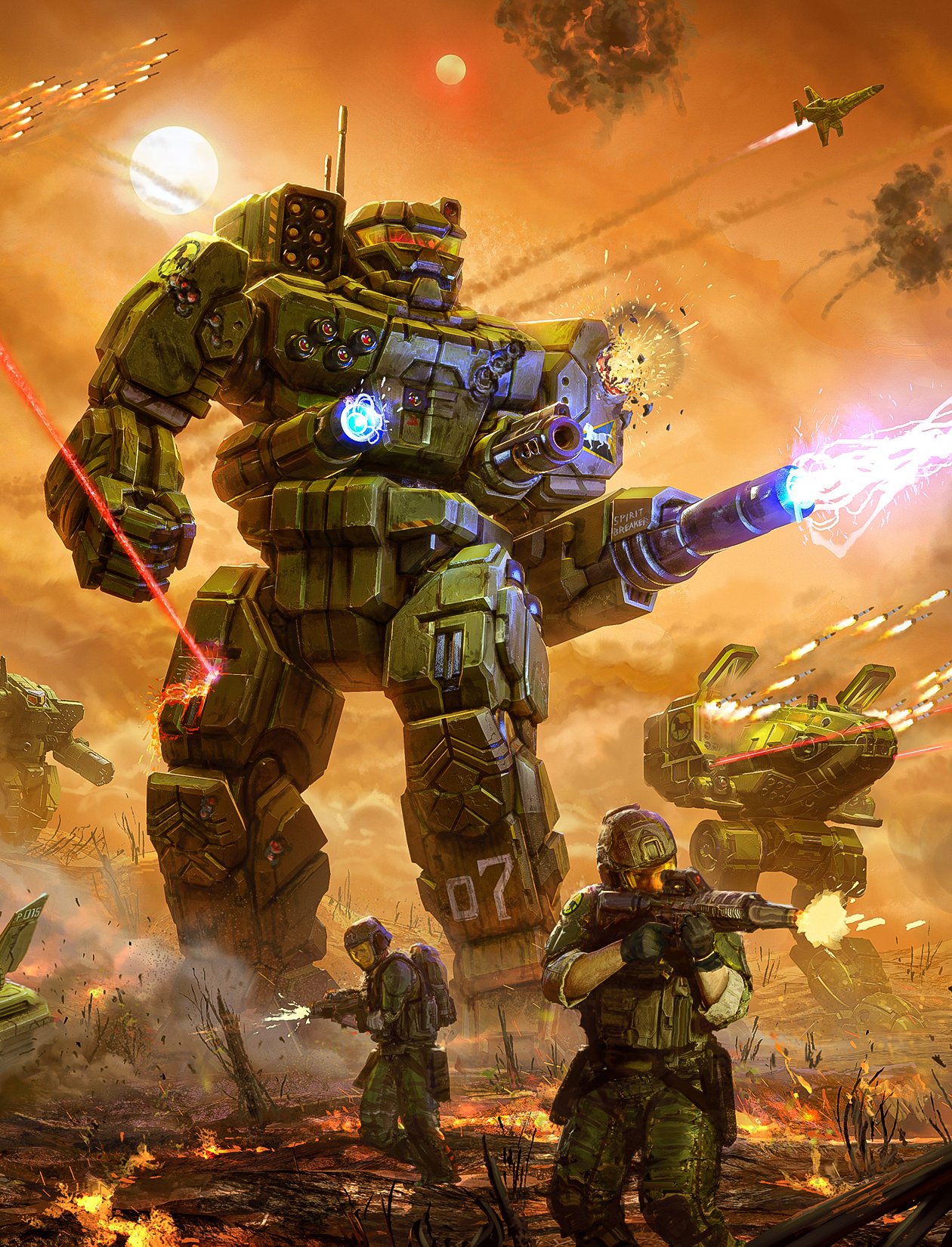 Mechwarrior Art