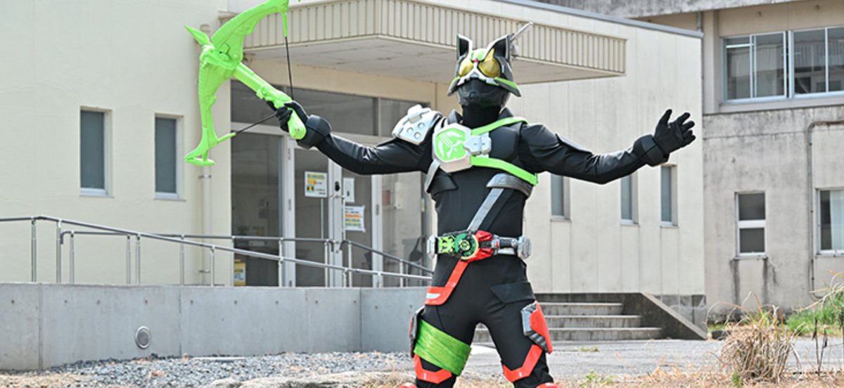 仮面ライダー図鑑【dgp開幕!】 On Twitter 仮面ライダータイクーン アームドアローブースト 登場作品 仮面ライダーギーツ 変身