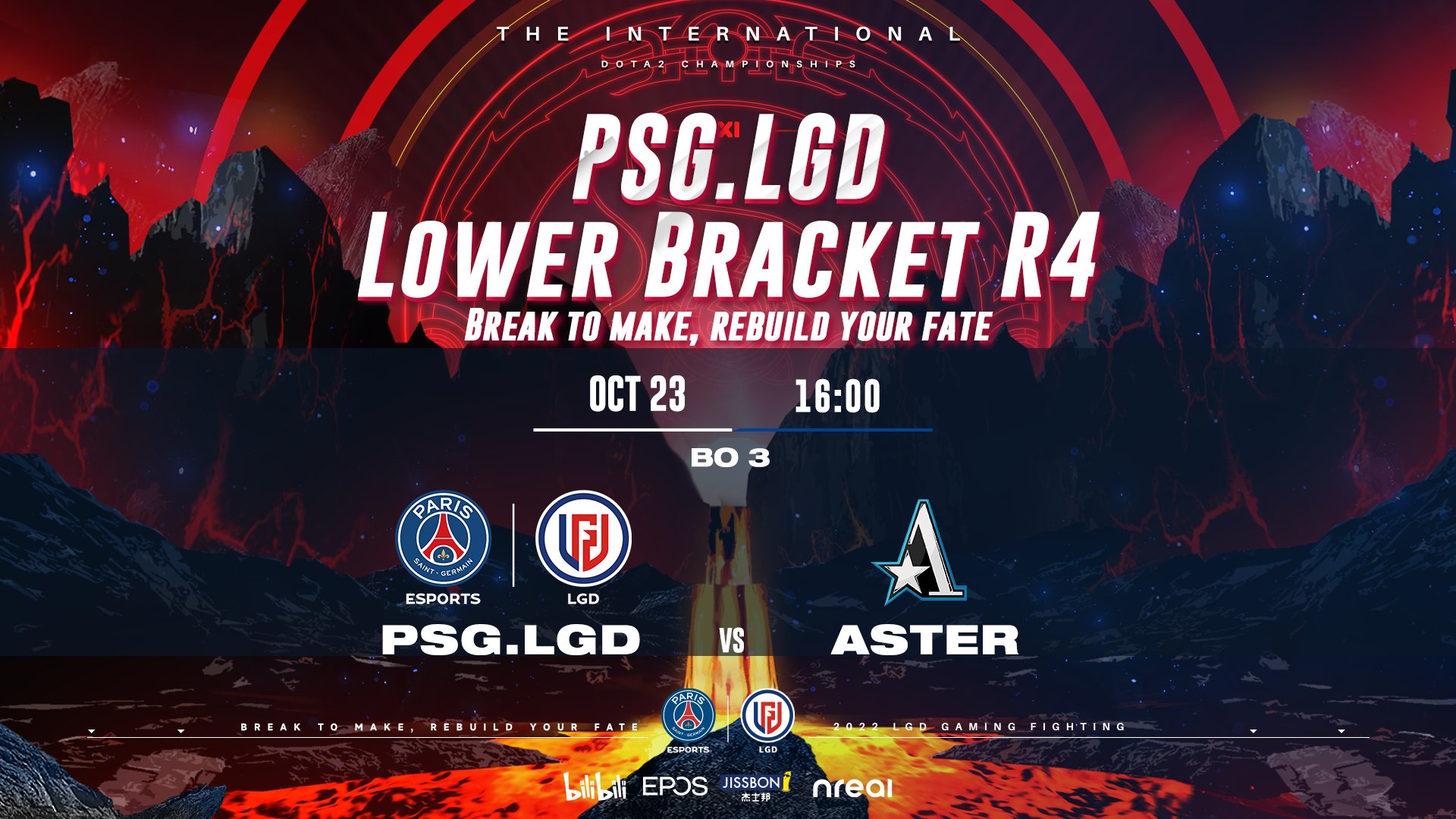 PSG | LGD on Twitter: "#DOTA2 #PSGLGD #TI11 ⏰Lower Bracket R4 Oct 23th 4PM PSG.LGD vs ASTER ...