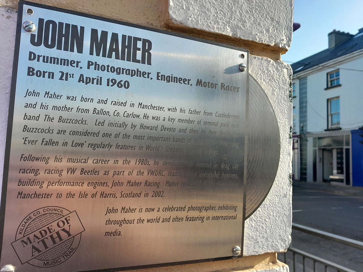 John Maher on Twitter: "On a street corner in Athy, County Kildare. Along with Johnny Marr and ...
