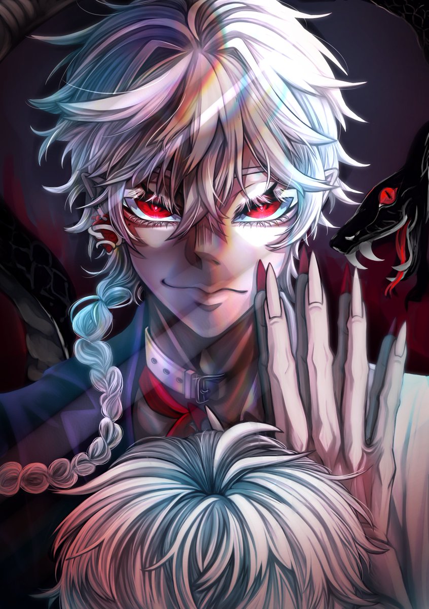 mirror】 #KuzuArt 」|9zi R_🐳のイラスト