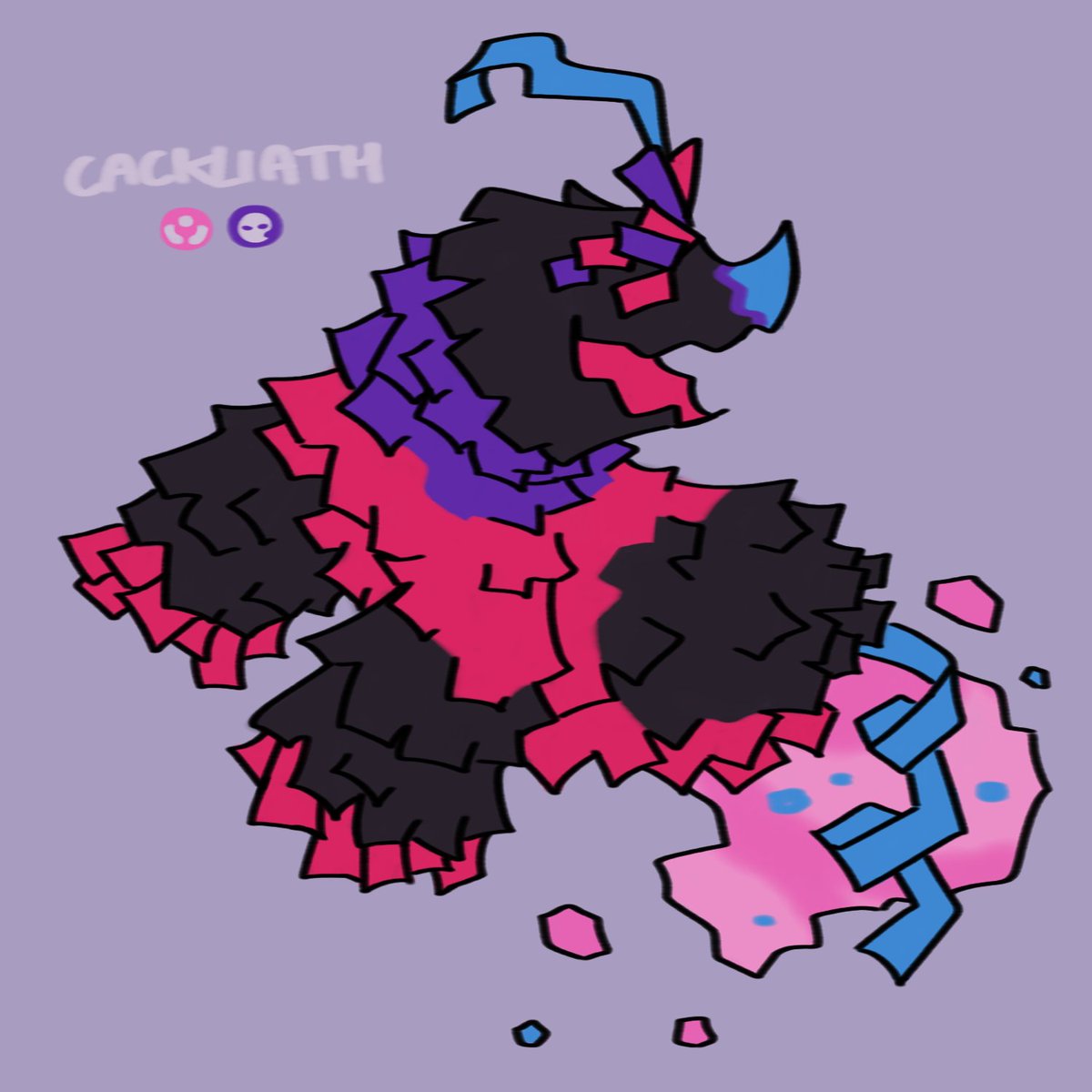 「i rlly wanna go back to my fakemon gen 」|☁️ mars ! のイラスト