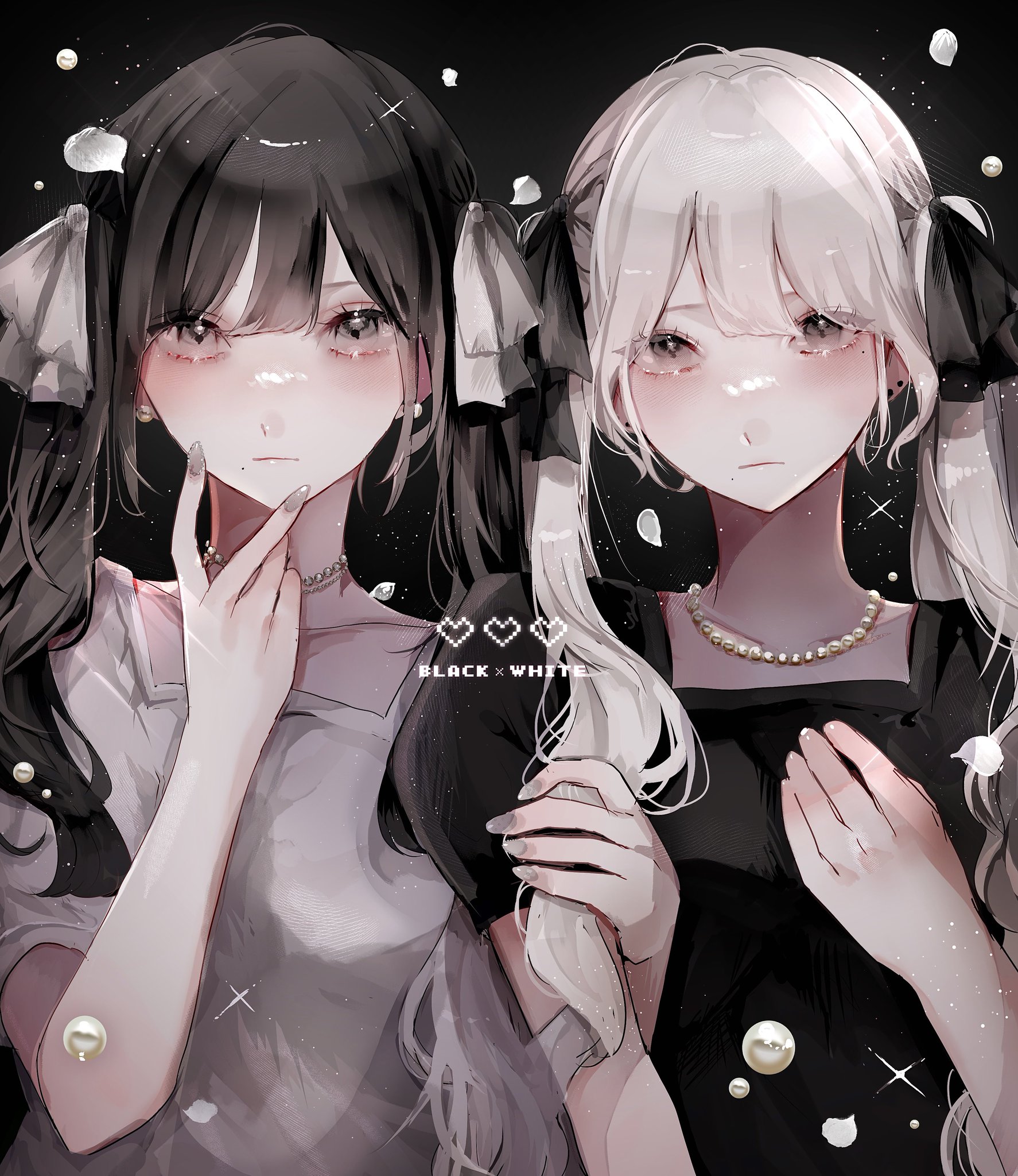 砂糖薬🐰satou kusuri on Twitter: "RT @kirika_0_: 🖤Twin color🤍 https://t.co/qPFutCctoR" / Twitter